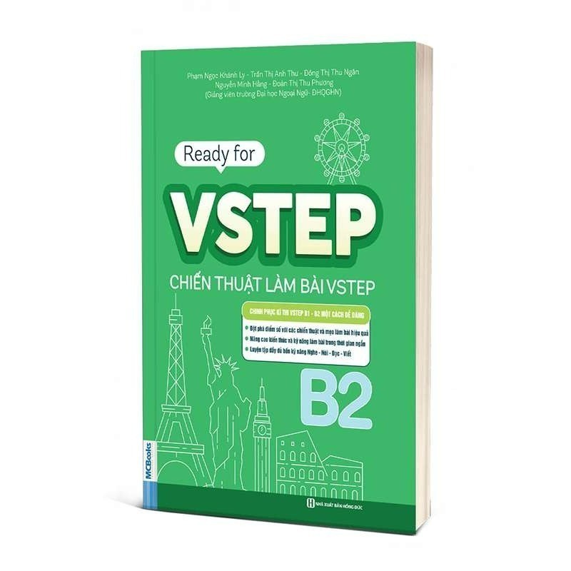 Sách - Ready for VSTEP Chiến thuật làm bài VSTEP B2 [Nhà sách sáng tạo-201] | Shopee Việt Nam
