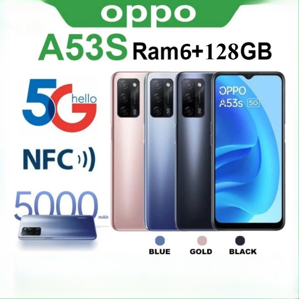 Điện Thoại Oppo A53s Phiên Bản 5G Bộ Nhớ 2sim 6G/128G - Chính Hãng | Shopee Việt Nam