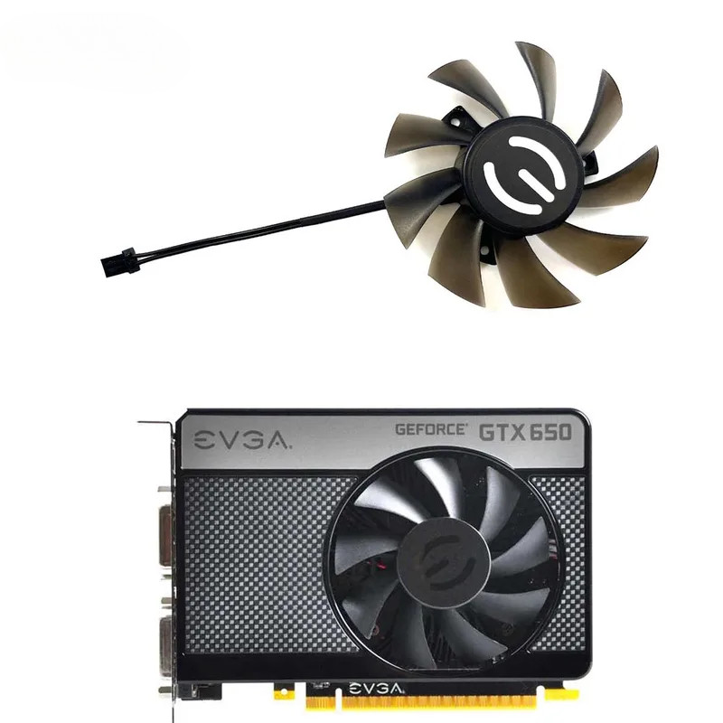 Mới Cho EVGA GeForce GTX740 650 650ti Card Đồ Họa Thay Thế Quạt ...