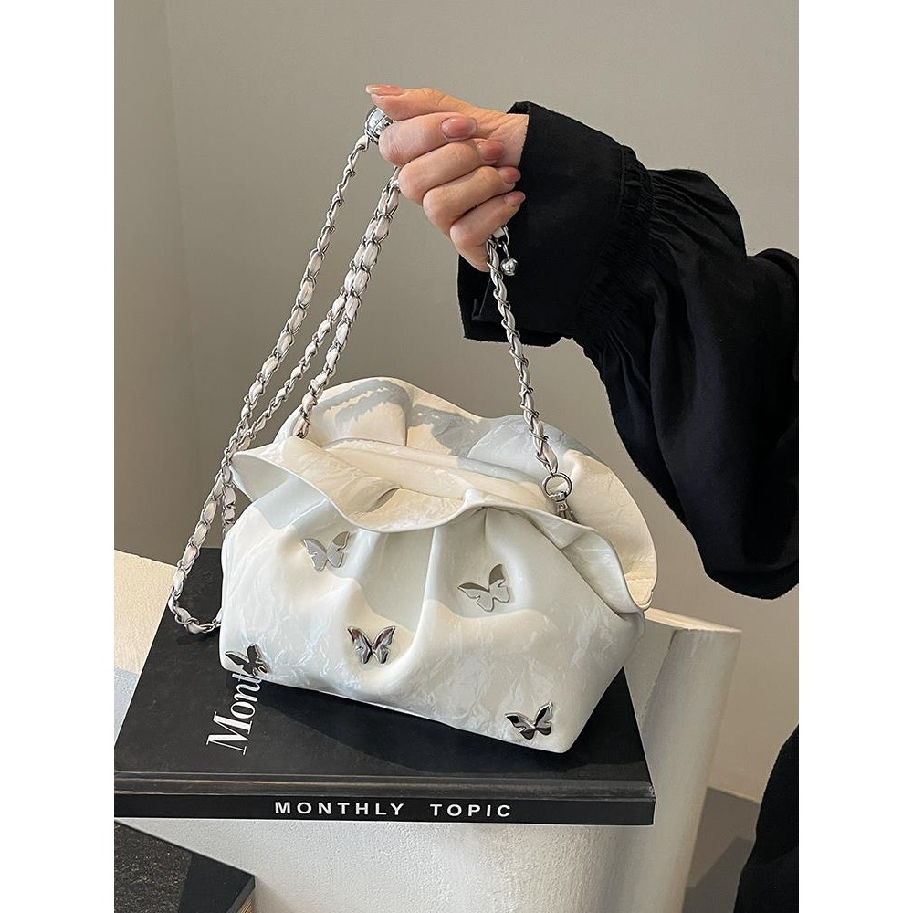 [Yuanz] Túi mây xếp ly thích hợp siêu nóng mùa hè dành cho nữ 2024 Phong cách mới Hợp thời trang ...