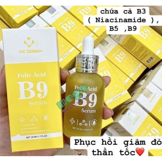 Serum B9 Vic Derma Folic Acid 50ml - Chính Hãng | Shopee Việt Nam