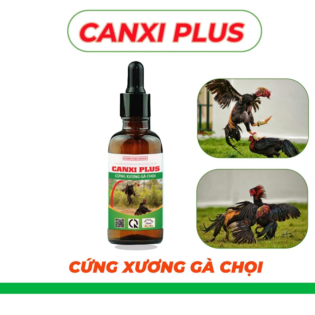 Canxi plus đậm đặc 50ml, xây dựng cơ xương chắc khỏe, kích mào, bung ...