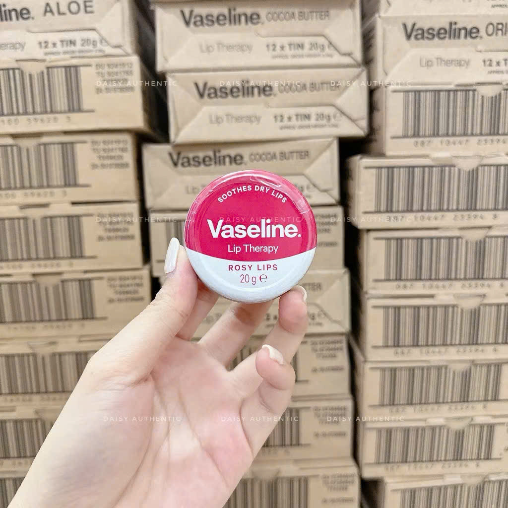 Dưỡng môi Vaseline Lip Therapy 20g ( bản UK)|Vaseline Hộp Thiếc có màu ...