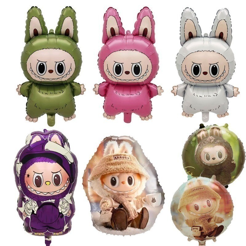 Bóng bay Labubu Kawaii Trẻ em Trang trí tiệc sinh nhật vui vẻ Kawaii ...