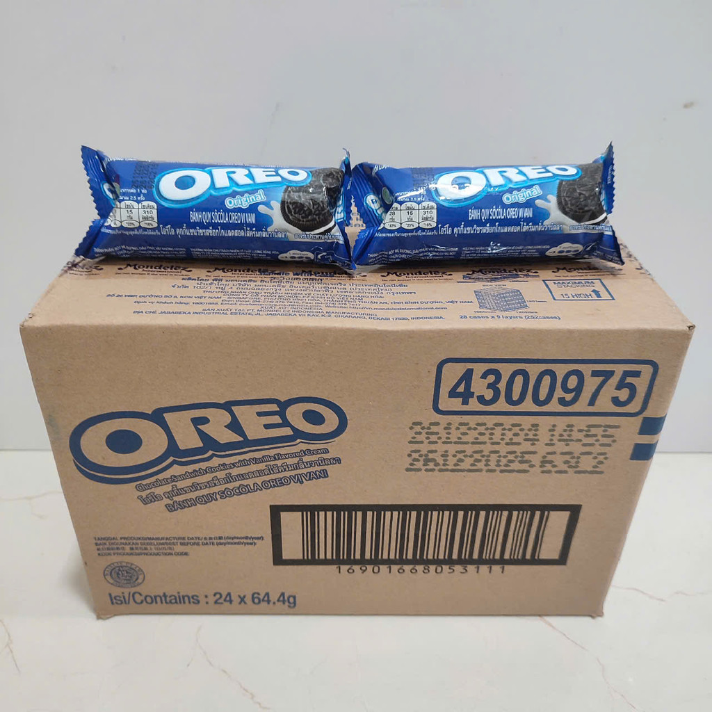Thùng 24 cây bánh quy Oreo Vani 64,4g/cây | Shopee Việt Nam