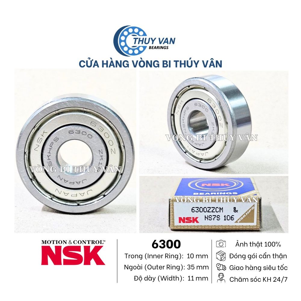 Vòng bi bạc đạn hạt tròn 6300 6301 6302 6303 6304 6305 nắp phớt kim loại cao su hãng Nhật Bản ...