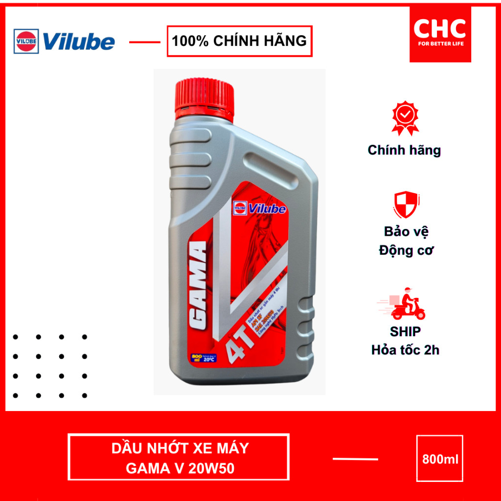 Dầu Nhớt Xe Máy Vilube Gama V 20W50 Phù Hợp Xe Máy Số - Tốc Biến ...