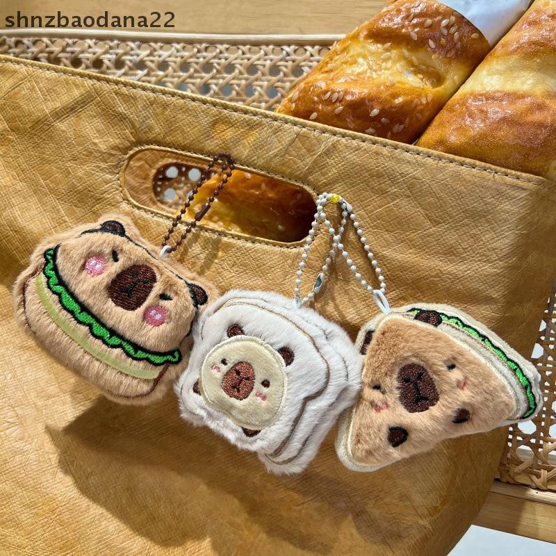 [Shnzdd] Burger Capibara Mặt dây chuyền sang trọng Sandwich Capybara ...