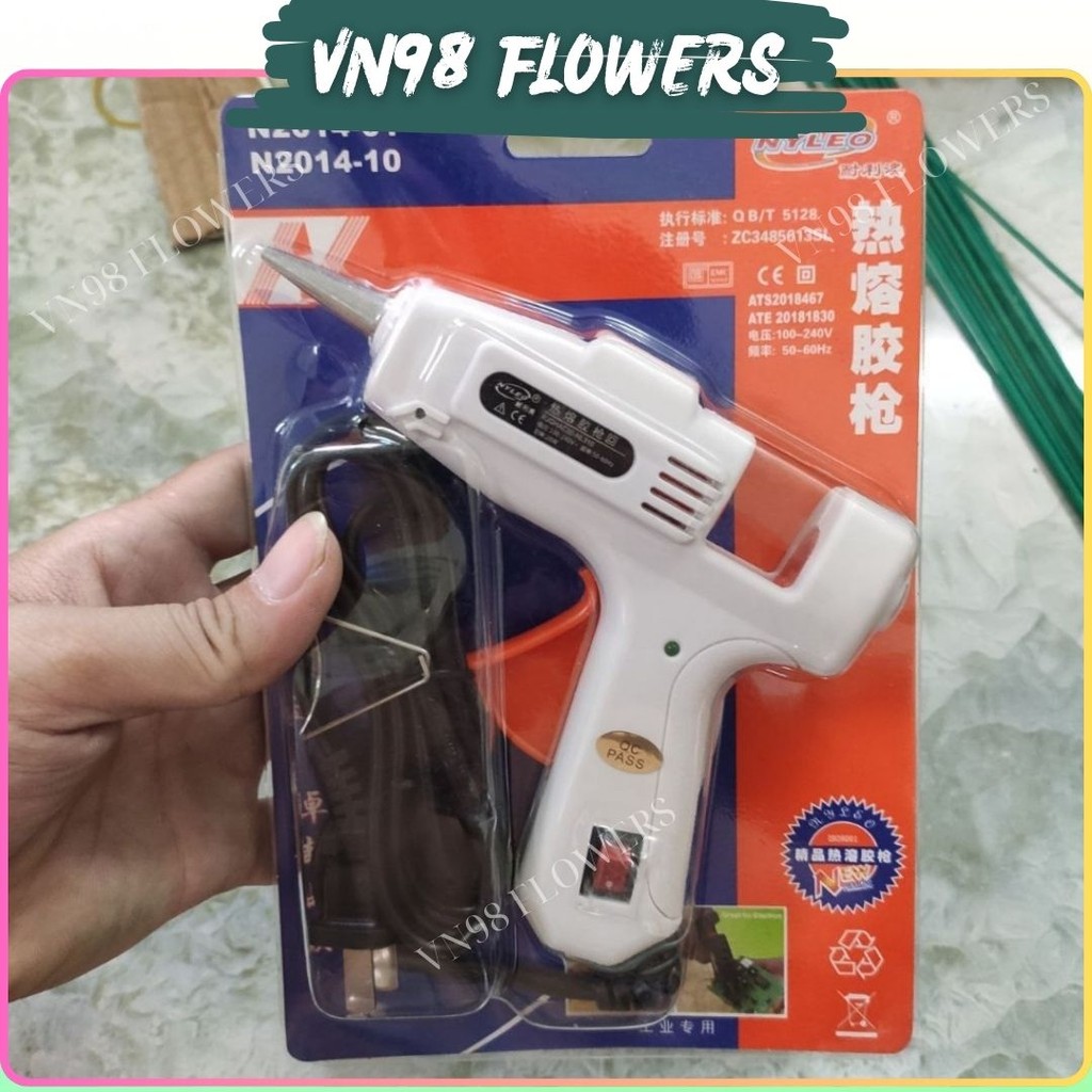 Súng Bắn Keo Nhỏ Làm Hoa Kẽm Nhung, Súng Bắn Keo Trắng, Súng Bắn Keo ...