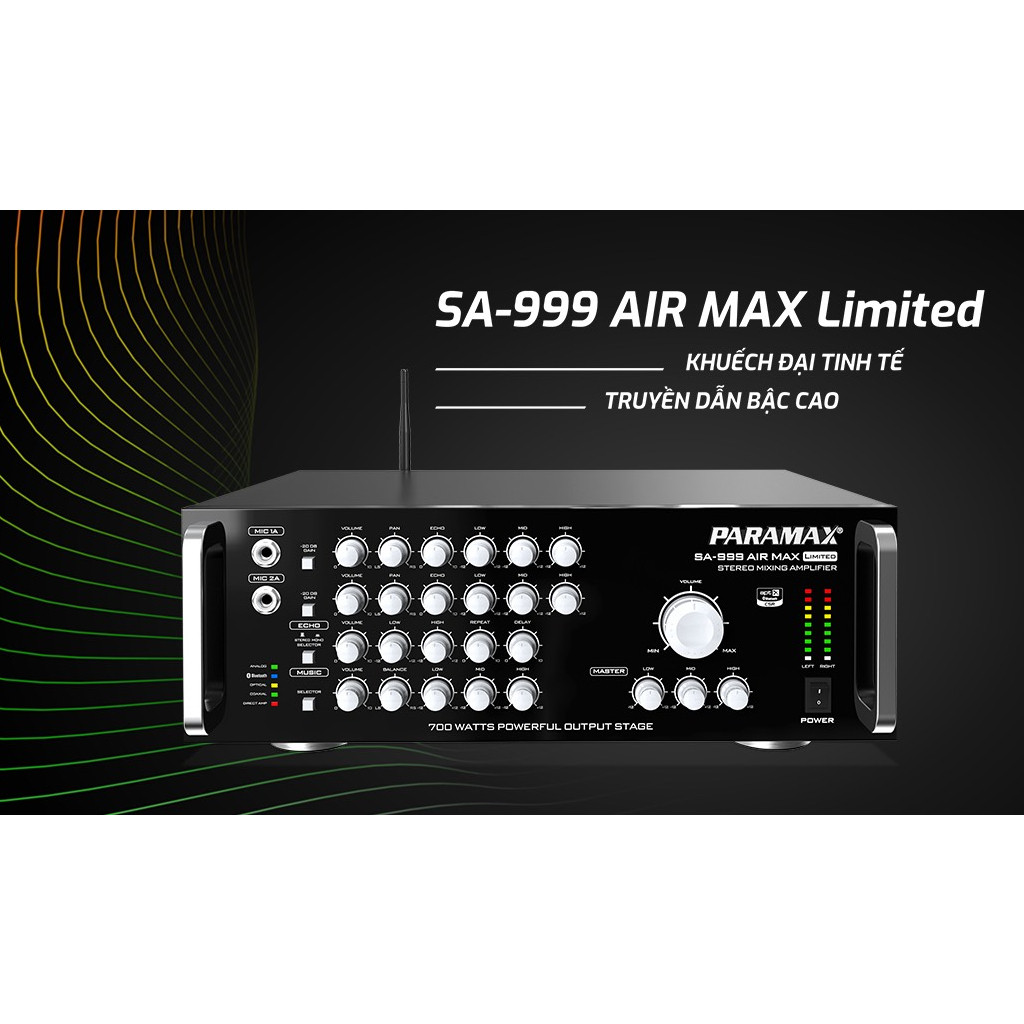 Amply Paramax SA-999 AIR MAX Limited - Hàng Chính Hãng 2025 - Gia Khang ...