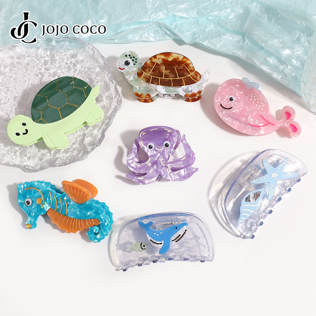 Jojo COCO Hàn Quốc Sáng Tạo Marine Life Acetate Kẹp Tóc Cho Nữ Ngọt ...