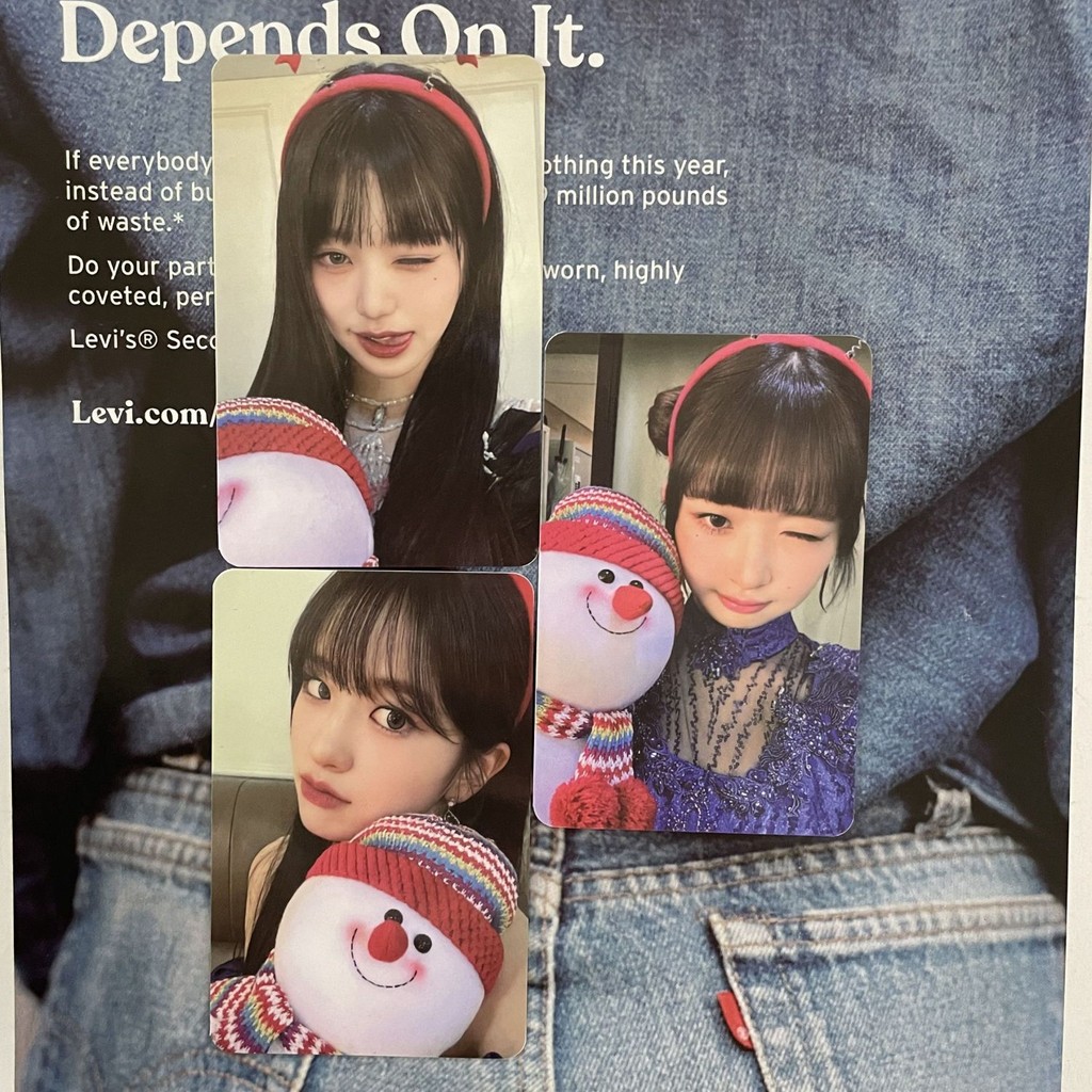 【Official Thẻ ảnh】ive card sw11 Christmas card sw Special bonus card ...