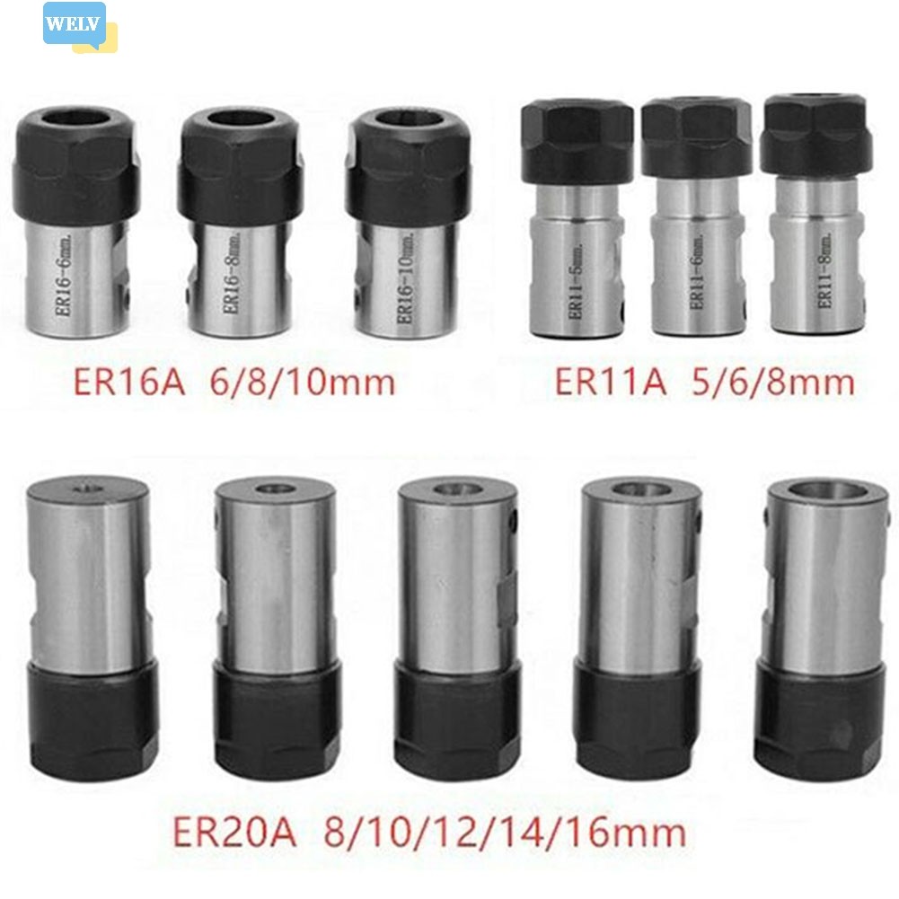 [Welv] Động Cơ Trục Collet Chuck ER11 ER16 ER20A 5-16mm Thanh Nối Dài ...