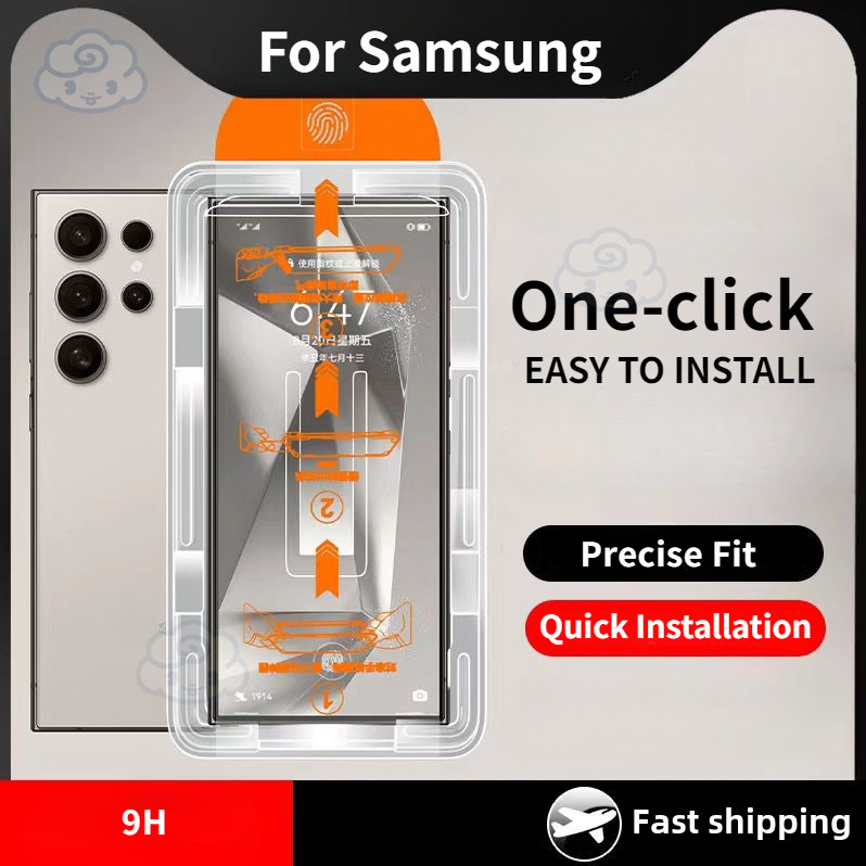 Cường Lực Tự Dán tự hút bụi cho Samsung Galaxy S24 S23 S22 S21 Ultra PlusA03 A03S A04 A04S A12 ...