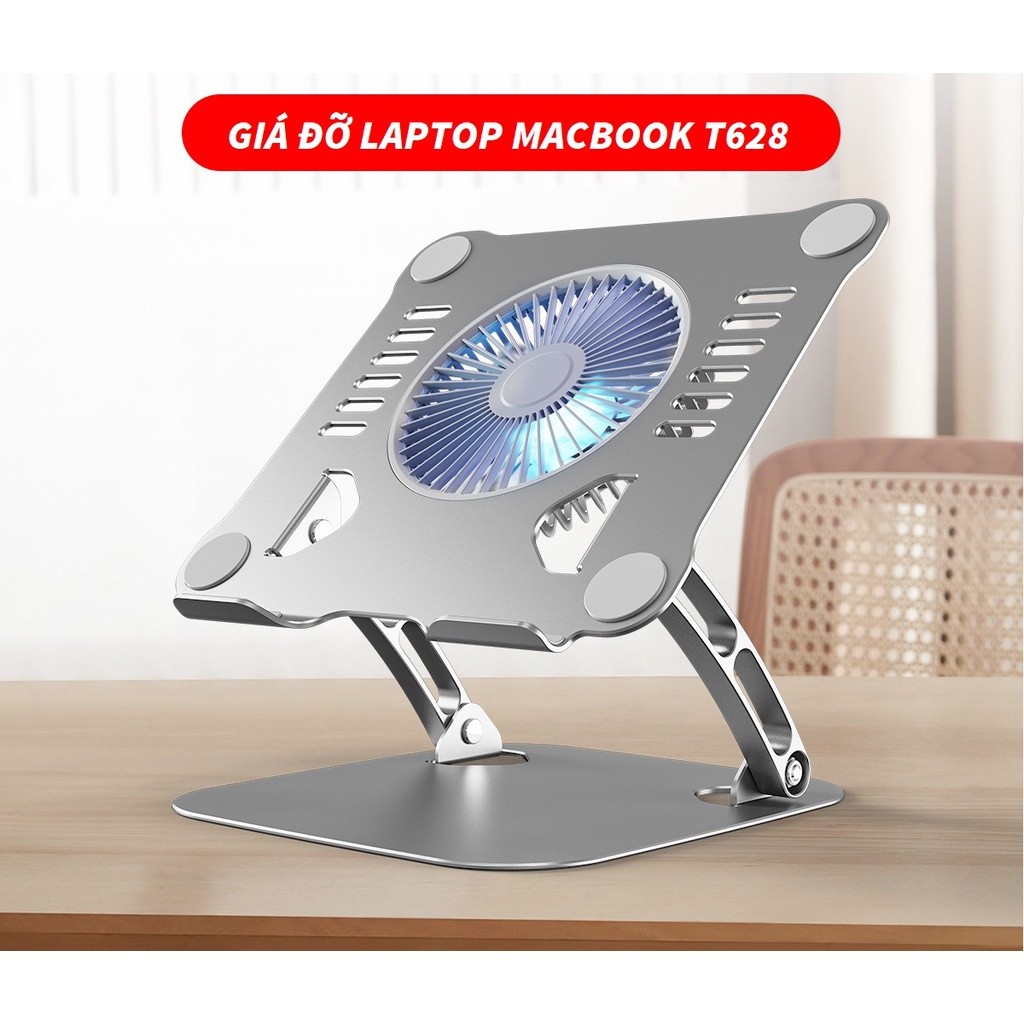 T628 Giá Đỡ Để Laptop Stand Notebook Macbook Điều Chỉnh Độ Cao, Quạt ...