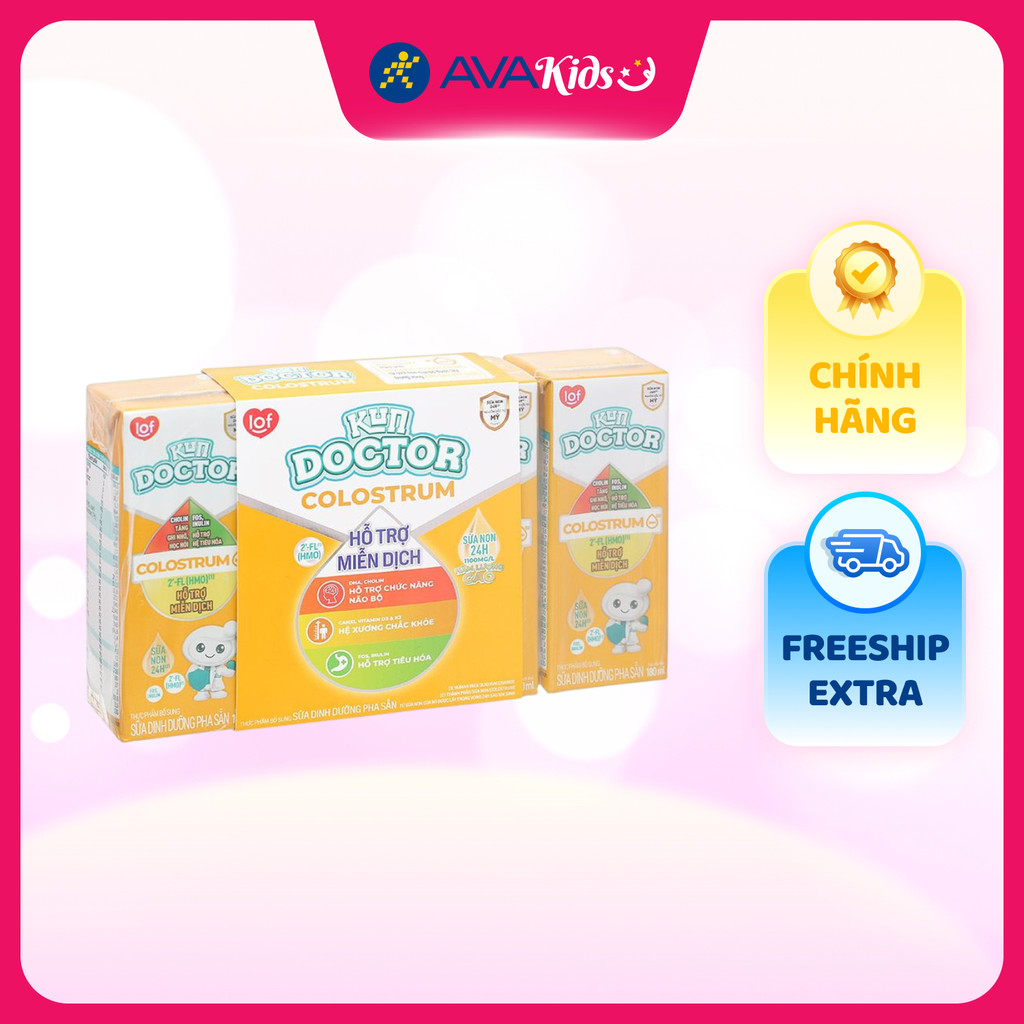 SỮA DDPS KUN DOCTOR COLOSTRUM HỖ TRỢ MIỄN DỊCH 180ML LỐC 4 | Shopee ...