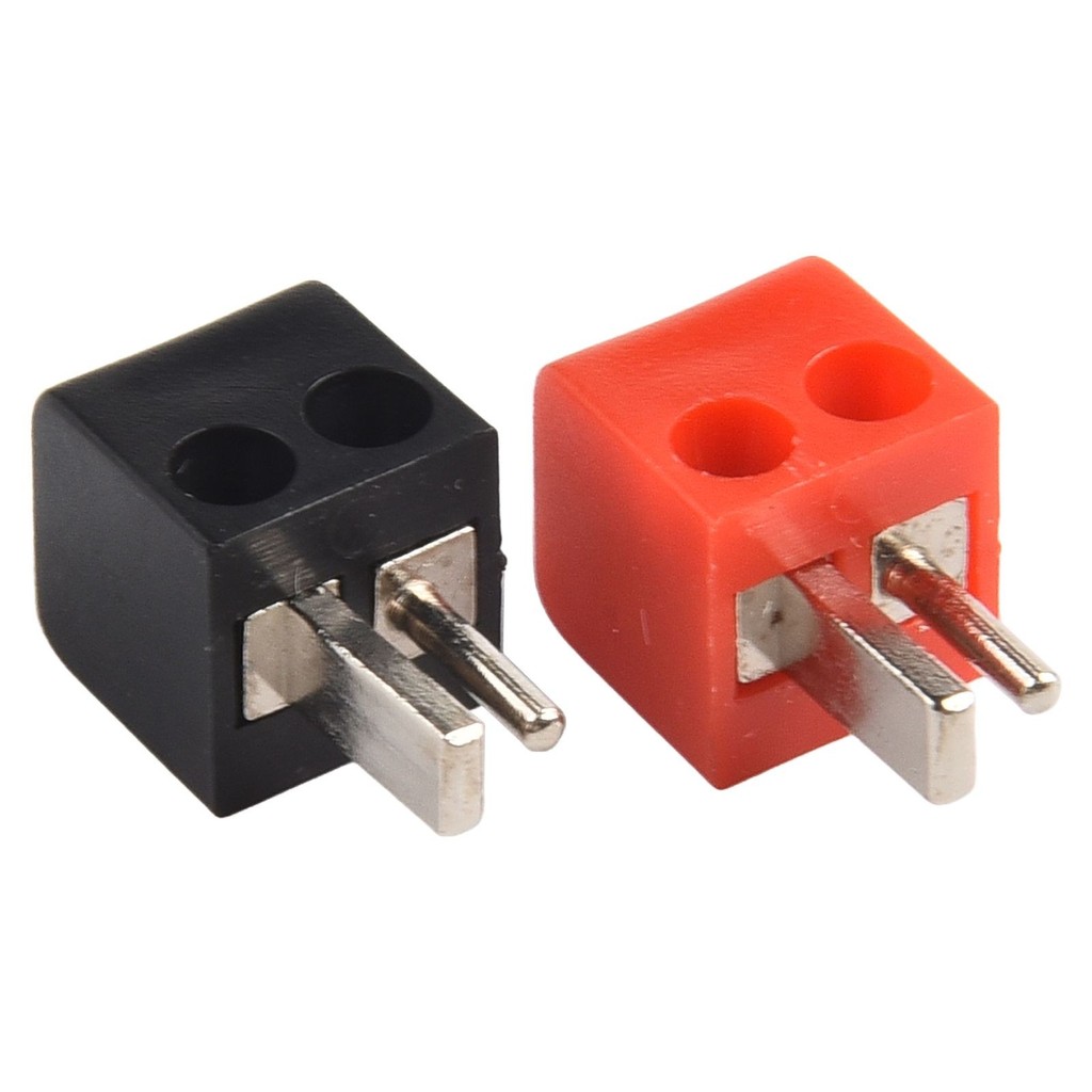 Plug Connector Screw Connections 2 Pin ABS DIN Hi-Fi Speaker Plug Set ...