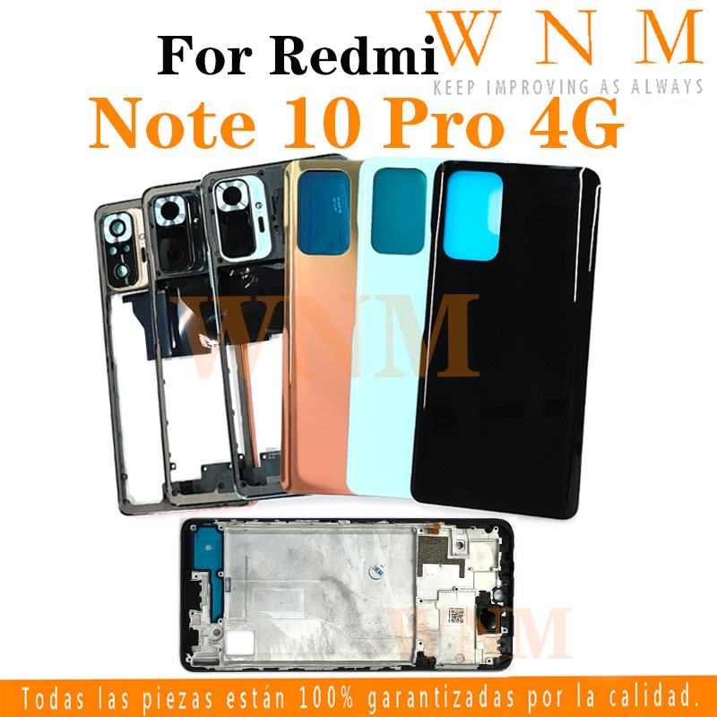 Dành Cho Redmi Note 10 Pro LCD Khung Trước Viền Lưng Pin + Khung Giữa ...