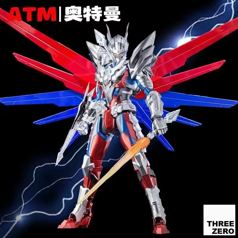 Mô hình lắp ráp Mecha Ultimate Shining Zero Ultraman với hơn 24 khớp di ...