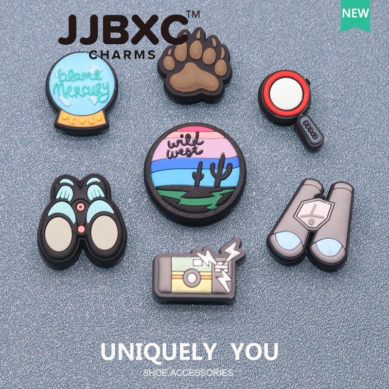 JJBXC Charm phu kien giay Cross Khoa trang tri ngoai troi phieu luu ...