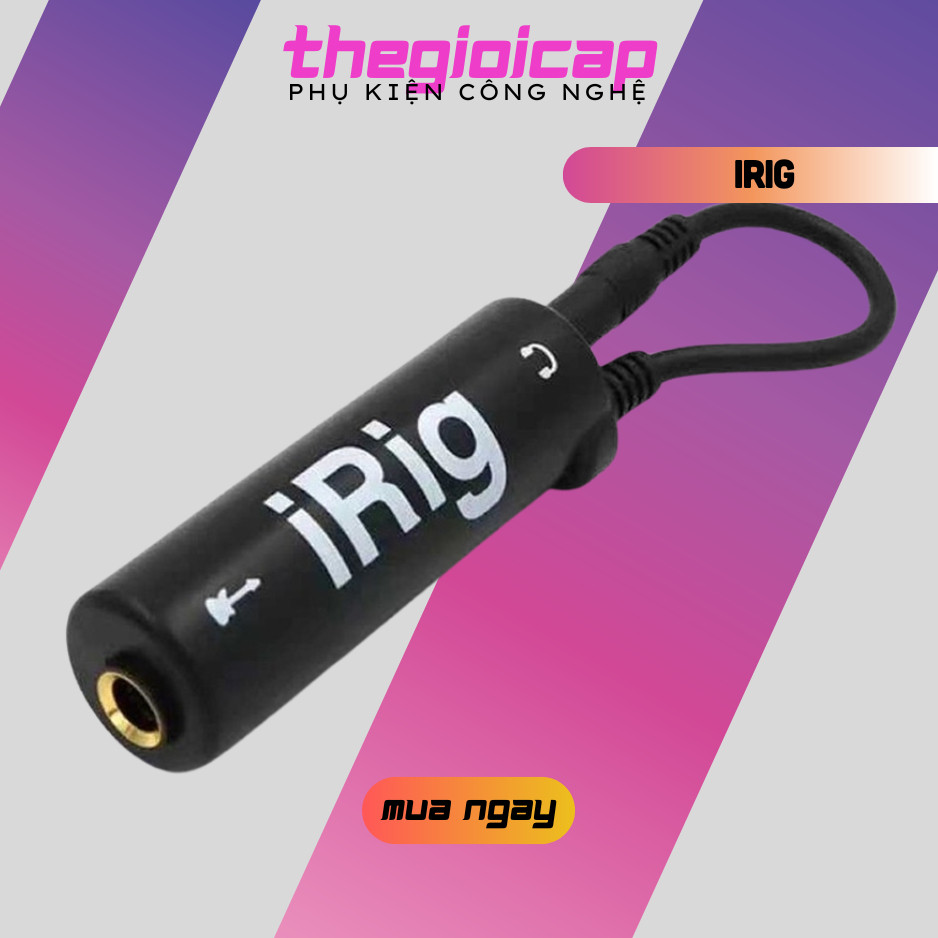 Cáp kết nối đàn guitar với điện thoại iRig AmpliTube | Shopee Việt Nam
