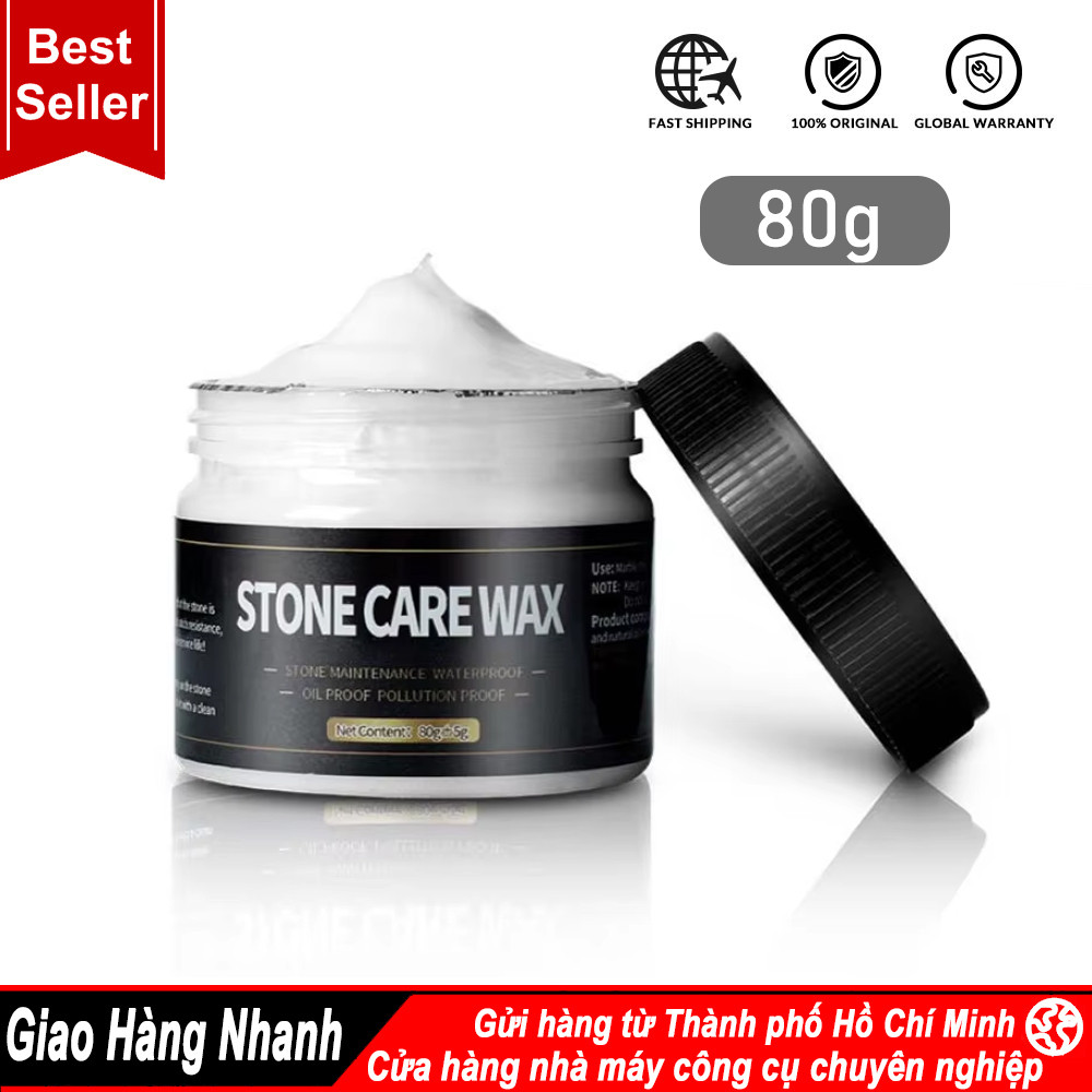 Sáp đánh bóng đá STONE CARE WAX khối lượng 80g, sáp bảo vệ bề mặt vật ...