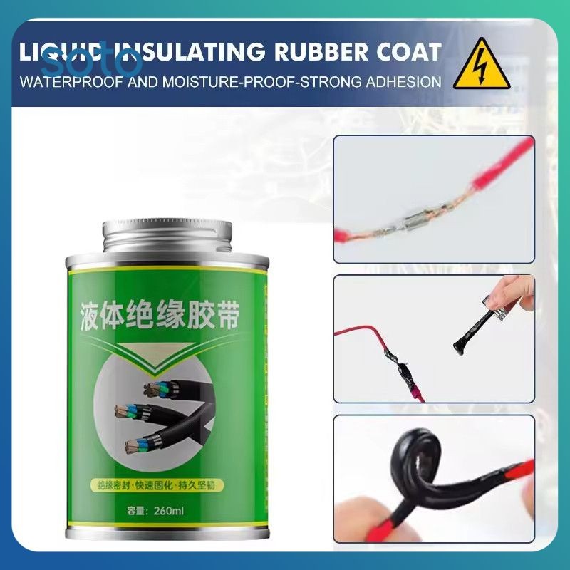 100/260ml Băng Keo điện Dạng Lỏng Băng Keo Cách điện Sửa Chữa Dây điện Bằng Cao Su Băng Keo Cách ...