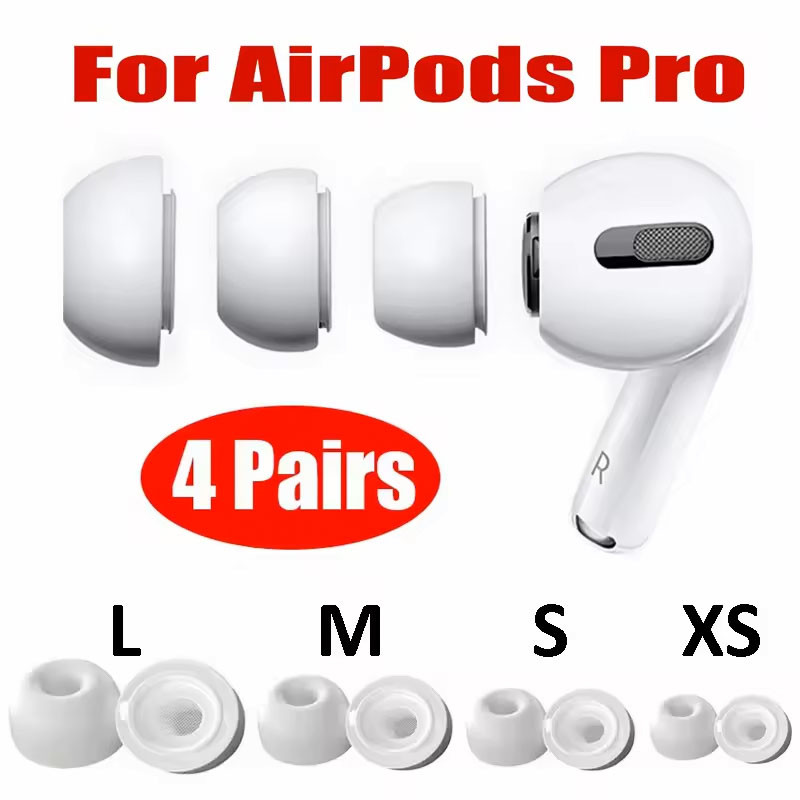 Đầu tai silicon mềm cho Airpods Pro 1 / 2 Tai nghe bảo vệ Vỏ giảm tiếng ...