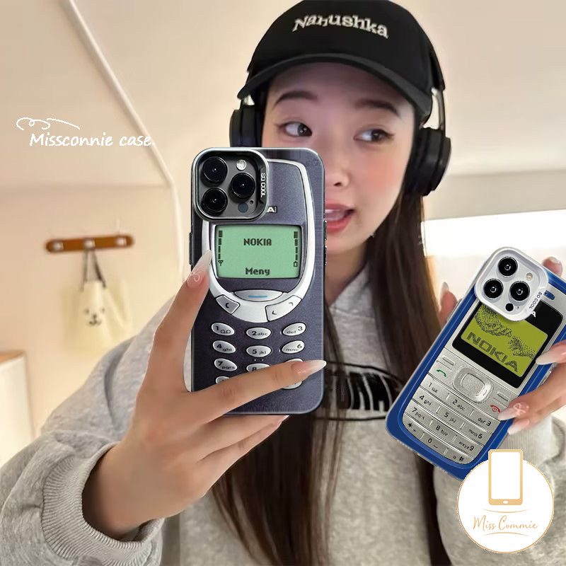 Ốp Điện Thoại Nokia Vuông Sáng Tạo Retro Cho Redmi 13 A3 12 9C 9A 12C ...