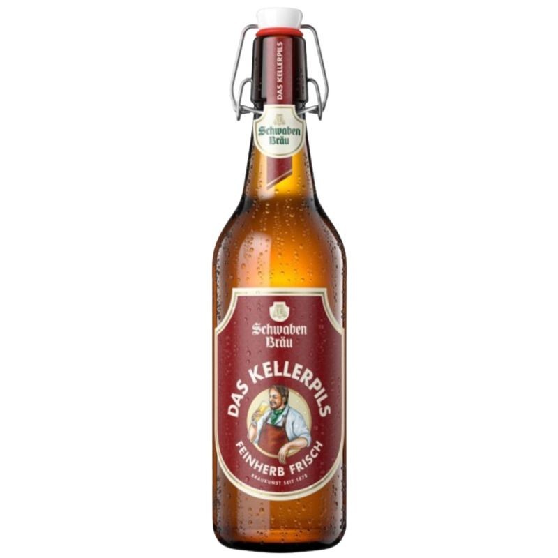Bia Schwaben Brau Das Keller Pils 5% - nhập khẩu Đức - 1 chai 500ml | Shopee Việt Nam