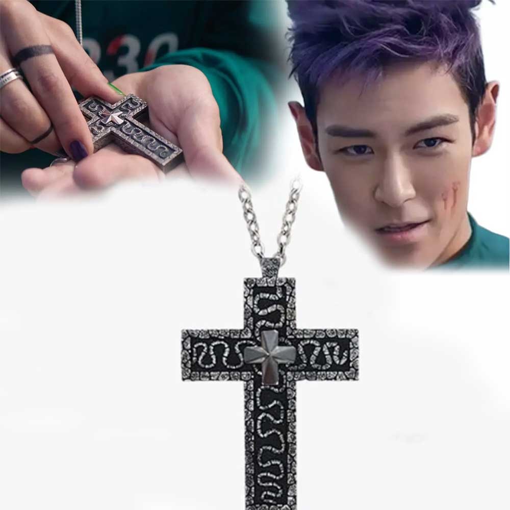 Squid Game Thanos Cross Pendant - 3D Printed Grey Black Mint Box ...