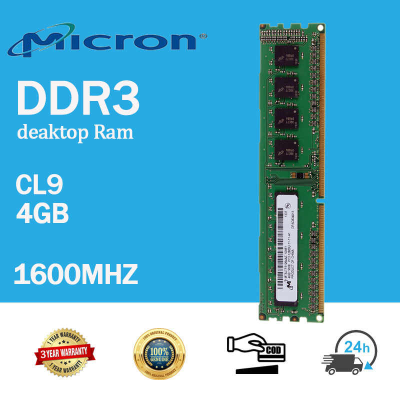 Micron DDR3 RAM 2GB 4GB 1066Mhz 1333Mhz 1600Mhz MEMORY PC3 PC RAM 2Rx8 1Rx8 8500 10300 12800 ...