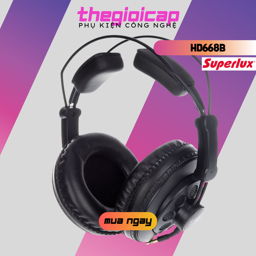 Tai Nghe Kiểm Âm Superlux HD668B Cao Cấp | Shopee Việt Nam