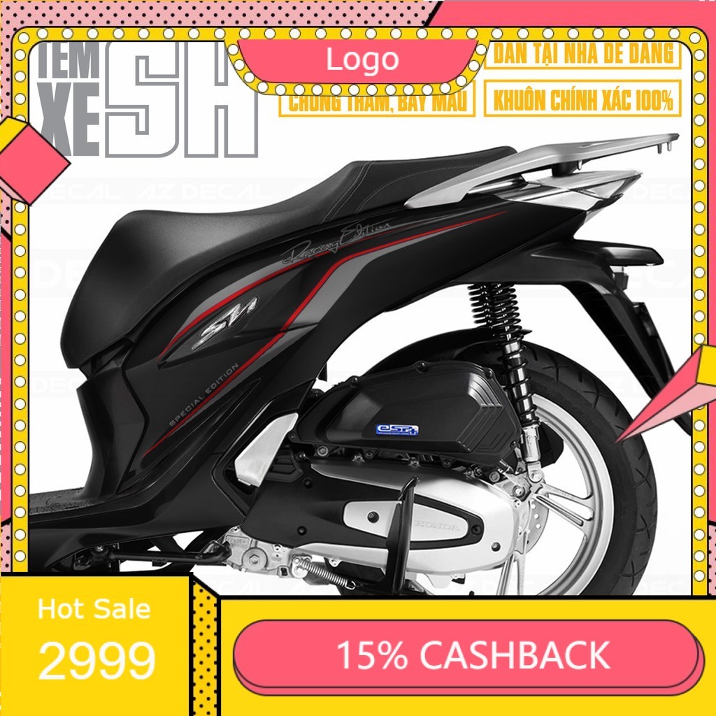 [ TEM XE ] Tem Rời Xe SH Mẫu Racing 150 Đời Xe 2012 - 2022 | SH31 | Tem ...
