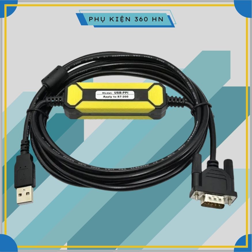Cáp lập trình PLC USB-PPI Siemens Amsamotion S7-200 | Shopee Việt Nam