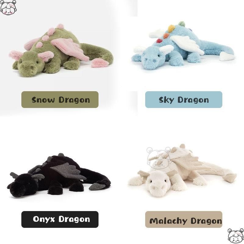 Jellycat Malachy Dragon Thú Nhồi Bông Dễ Thương Sang Trọng Rồng Gối ...