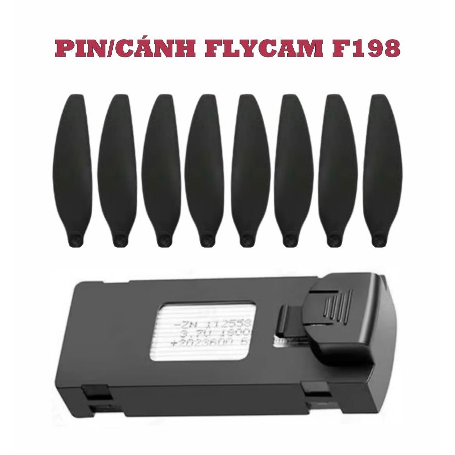 PIN CÁNH QUOẠT PHỤ KIỆN THAY THẾ FLYCAM F198 NEW Drone | Shopee Việt Nam