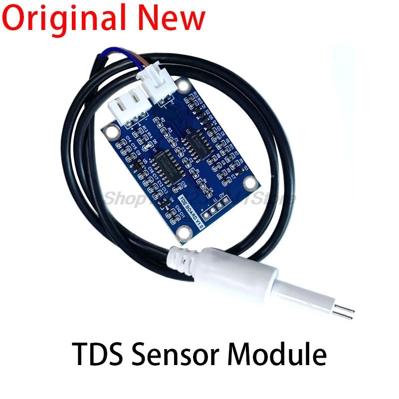 Mô-đun cảm biến TDS Chất rắn hòa tan Tín hiệu tương tự Phát hiện chất lượng nước rắn hòa tan ...