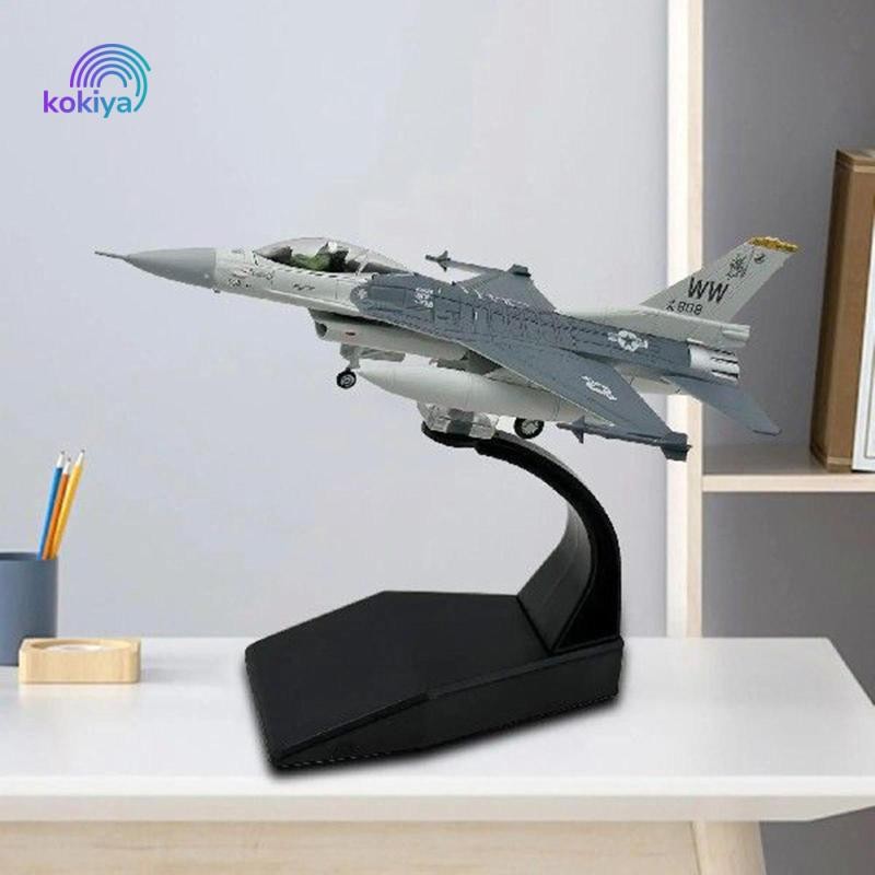 F16 Fighter Diecast Hợp Kim Máy Bay Đồ Chơi Màn Hình 1 / 100 Có Bàn ...