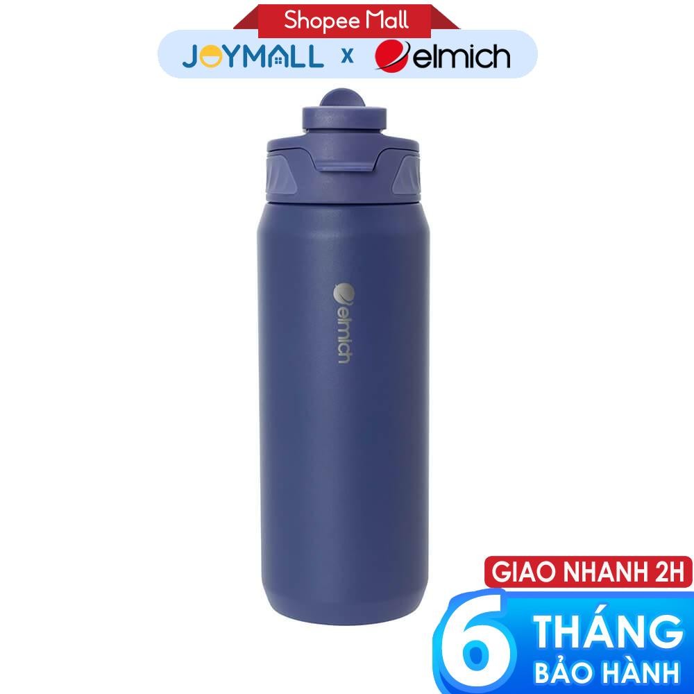 Bình giữ nhiệt Elmich 550ml EL8375 720ml EL8376, Hàng chính hãng, inox 304, nắp mở 1 chạm ...