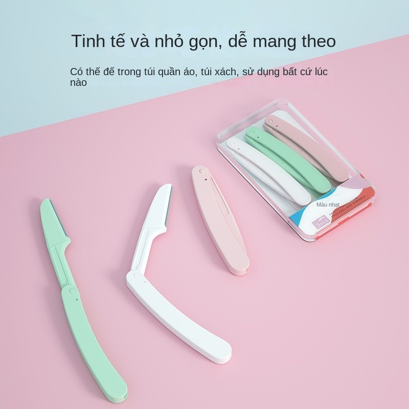 Bedivar Dụng Cụ Cạo Lông Mày Gấp Mắt-Brow Dao An Toàn Chống Trầy Xước ...
