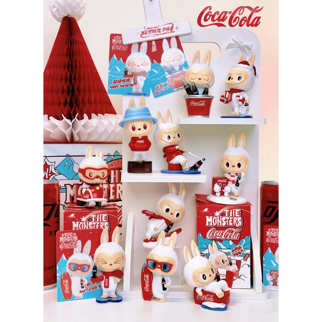 Chính hãng THE MONSTERS LABU Coca Cola loạt Quà tặng Giáng sinh Đồ chơi ...