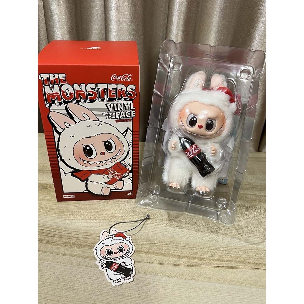 POP MART Labubu Coca-Cola Special Edition Plush Keychain | Shopee Việt Nam