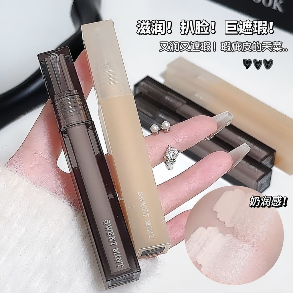 Popular#SWEET MINT Concealer Brightening Face Lift Cream Cover Tear ...