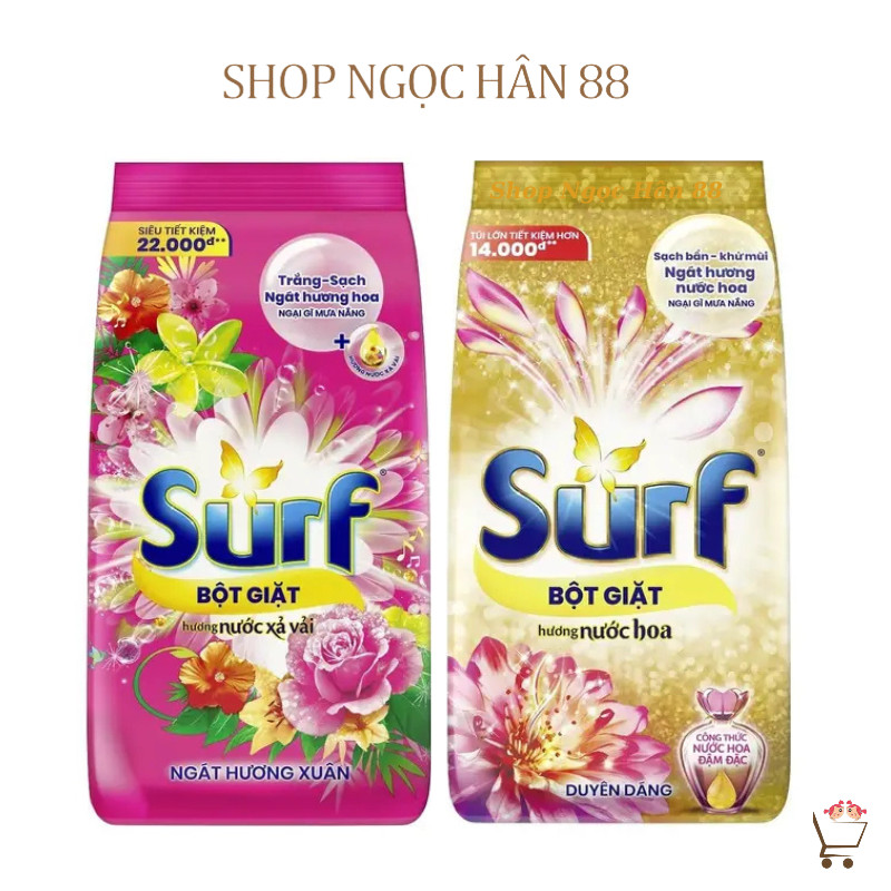 Bột Giặt Surf 5,5Kg/5,3kg Hương nước hoa/Nước xả vải | Shopee Việt Nam