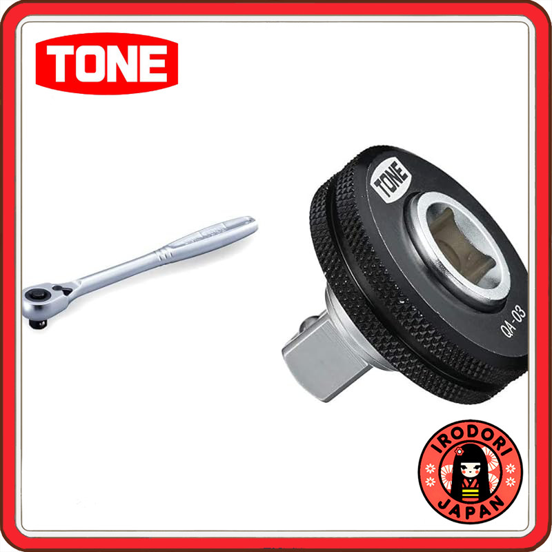 TONE Ratchet Handle Set with Quick Adapter and Hold Type - Various ...