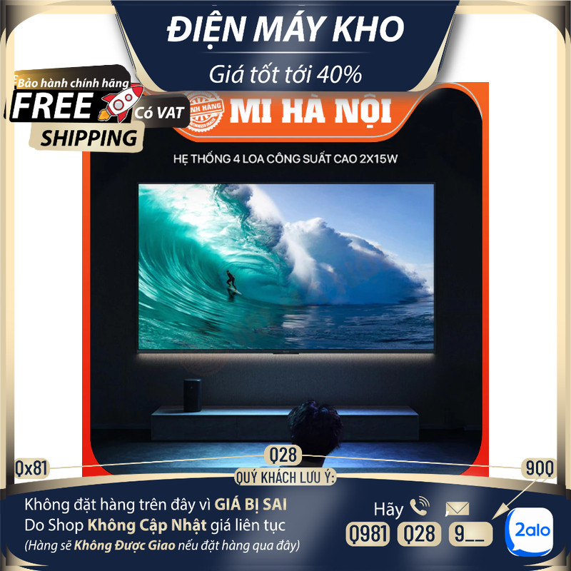 Smart Tivi Redmi Max 100 inch chính hãng | Shopee Việt Nam