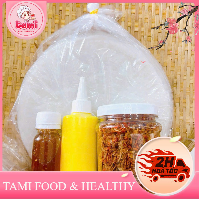 [LOẠI NGON TÂY NINH] Combo bánh tráng phơi sương muối hành phi sốt bơ ...