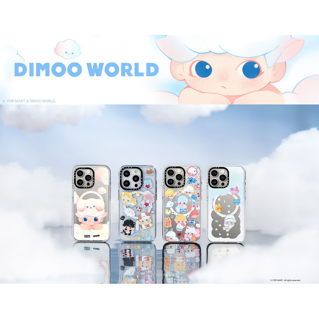 Casetify X POP MART - DIMOO WORLD Series Hút Từ Tính Trong Suốt Cứng ...