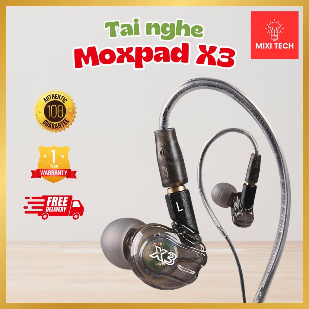 Tai nghe Moxpad X3 Độ Mixi - Hàng chính hãng - Tai nghe đeo vành tai ...
